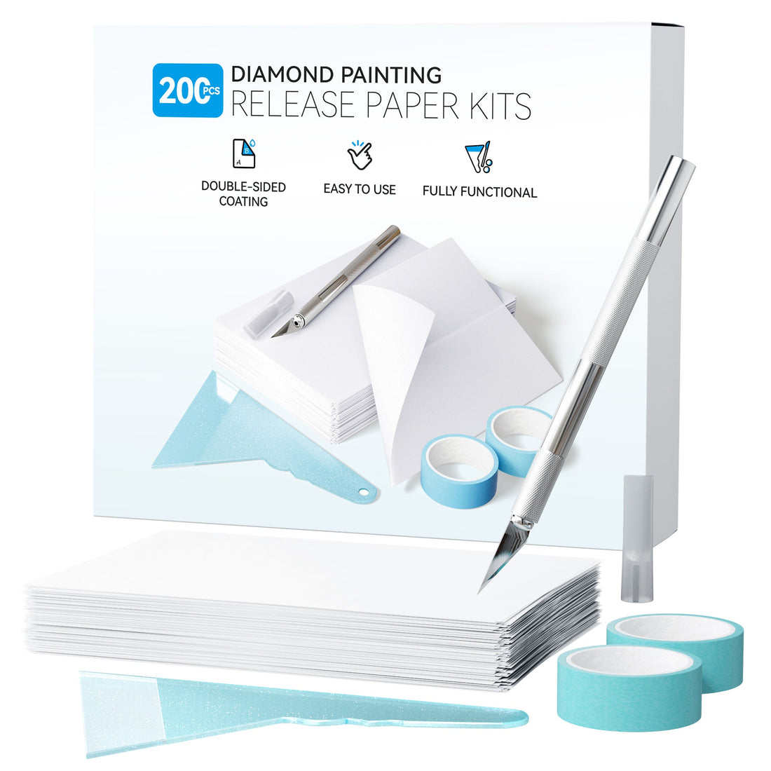 200-Piece Diamond Painting Release Paper Kit – ARTDOT