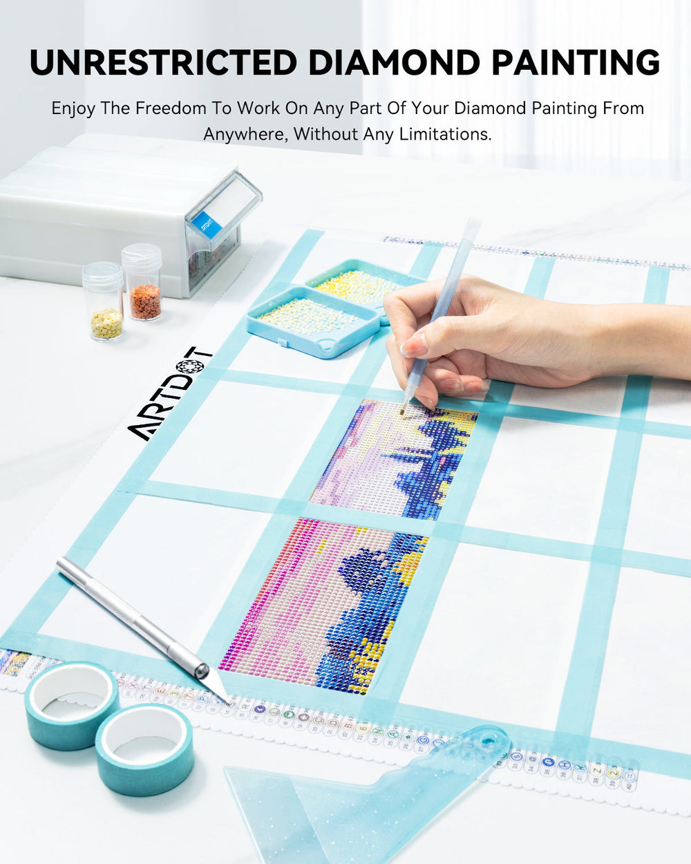 200-Piece Diamond Painting Release Paper Kit – ARTDOT