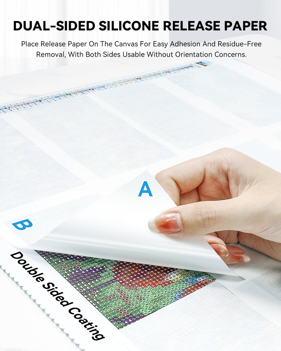 200-Piece Diamond Painting Release Paper Kit