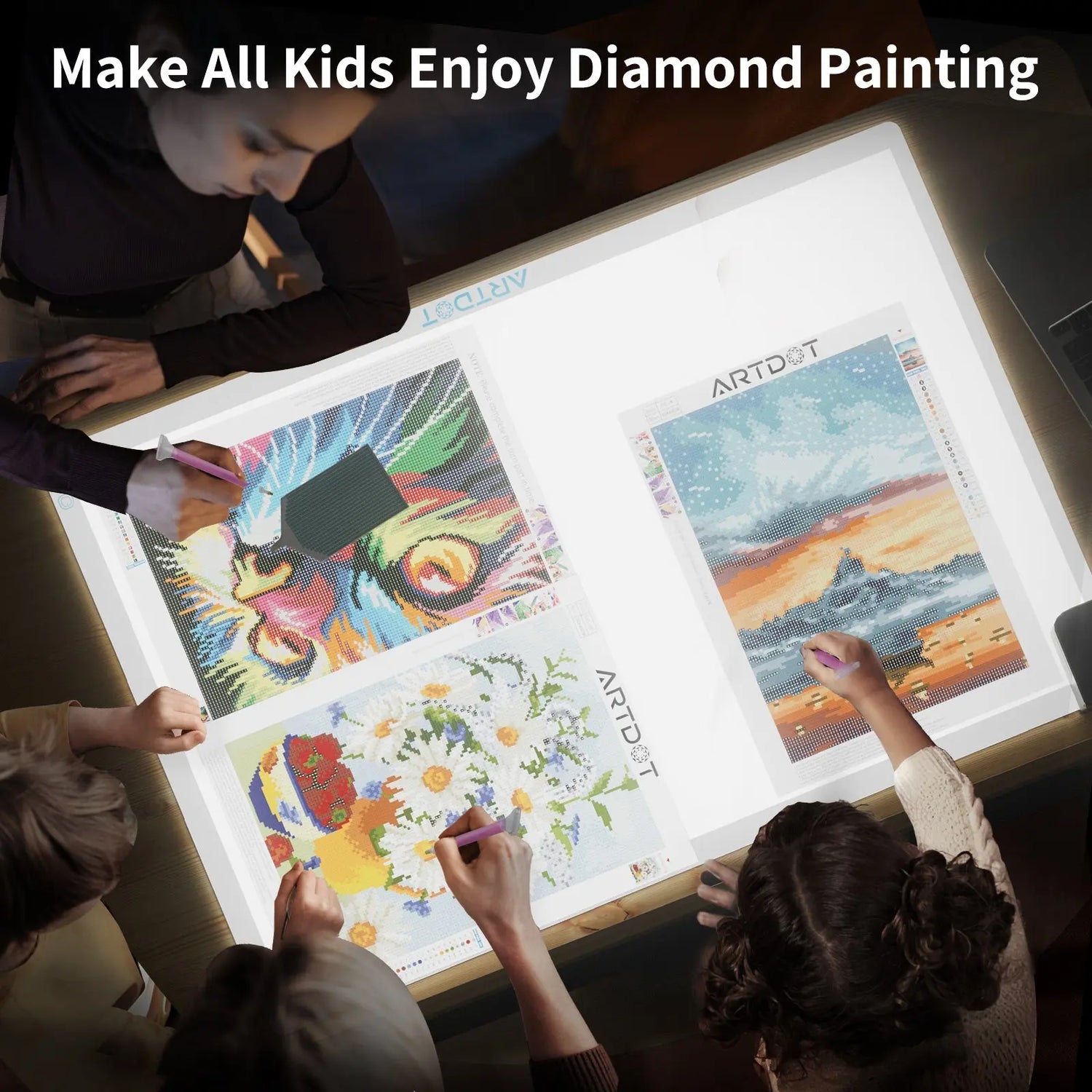 A1 Light Pad for Diamond Painting & Led Light Board Lighting | ARTDOT® A1 Light Pad for Diamond Painting & Led Light Board Lighting | ARTDOT®