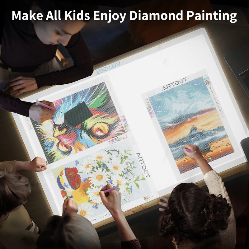 A1 Light Pad for Diamond Painting & Led Light Board Lighting | ARTDOT®
