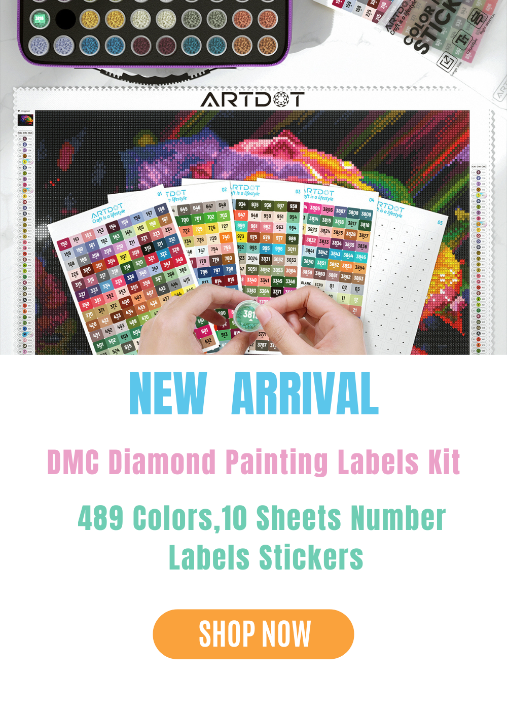 ARTDOT® : Shop the Best Diamond Painting Kits, Storage & Accessories
