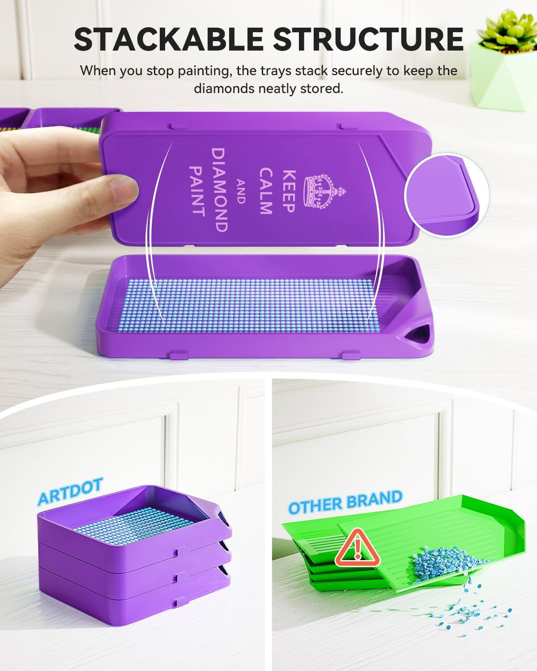 Diamond Painting Trays, 10pcs/30pcs Kits | Shop in Artdot