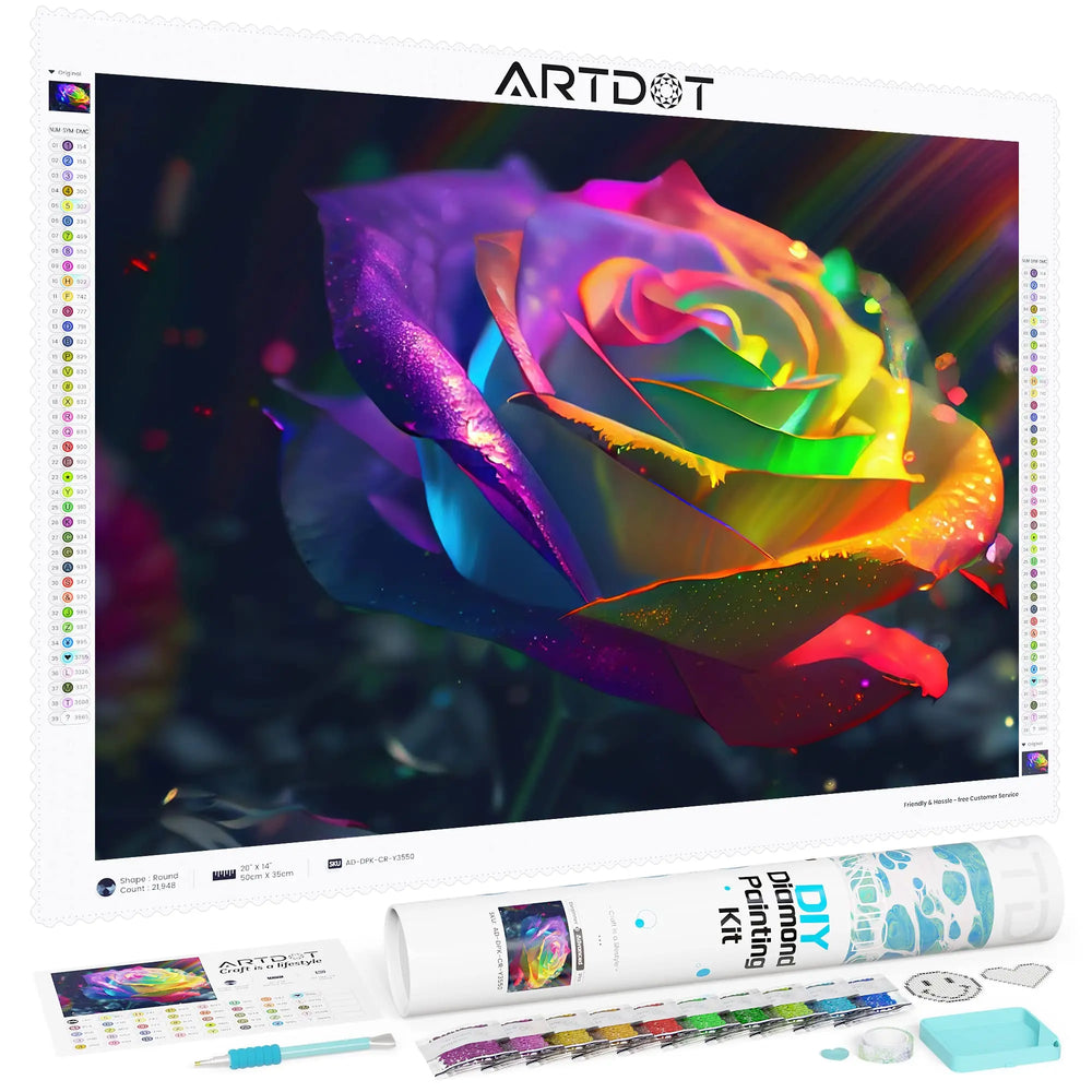 Rose Diamond Painting Kits Perfect for Beginners | ARTDOT®
