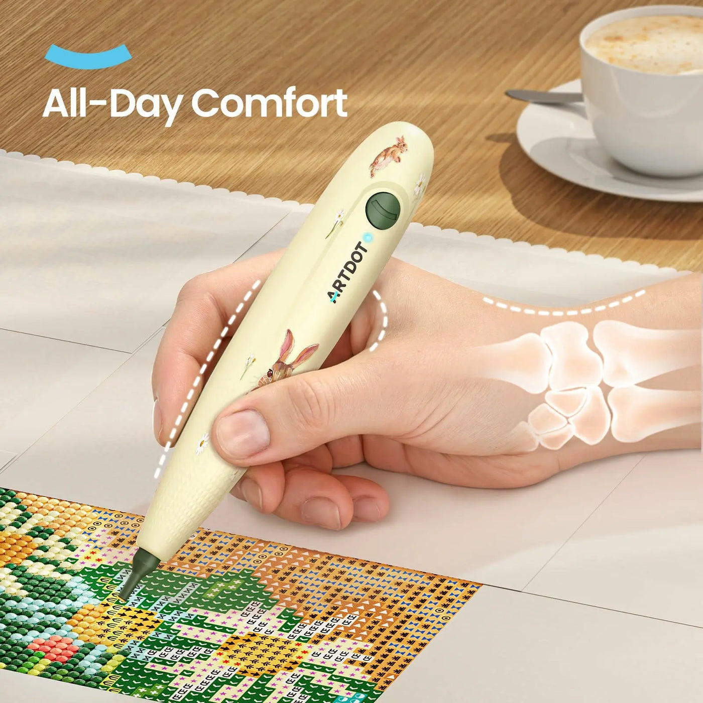 Electric Diamond Painting Pen | Wireless Diamond Art E-Painter | Artdot