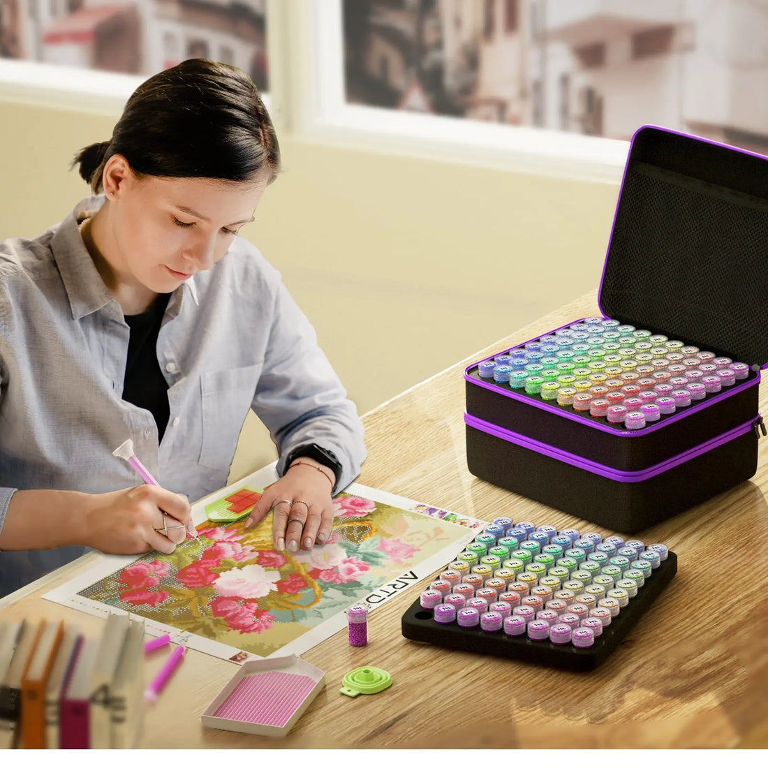 240 Containers Diamond Painting Storage Case for Beads | ARTDOT®