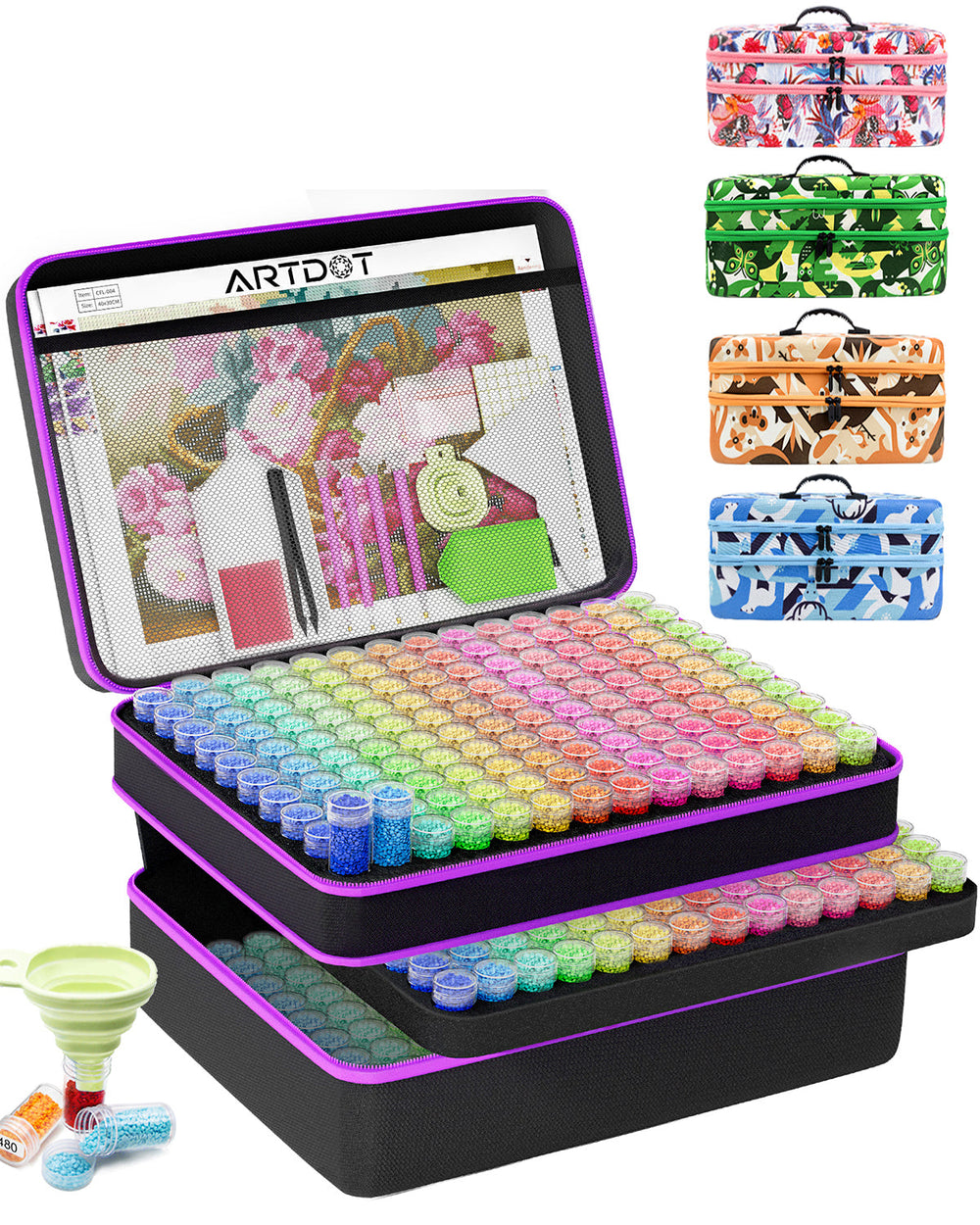 420 Containers Diamond Painting Storage Case, Container Box for Beads ...